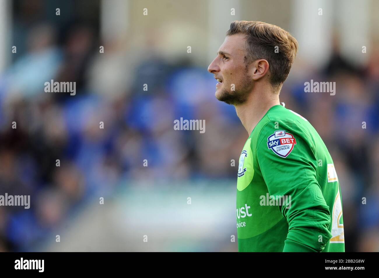 Declan Rudd, Preston North End goalkeeper Stock Photo - Alamy