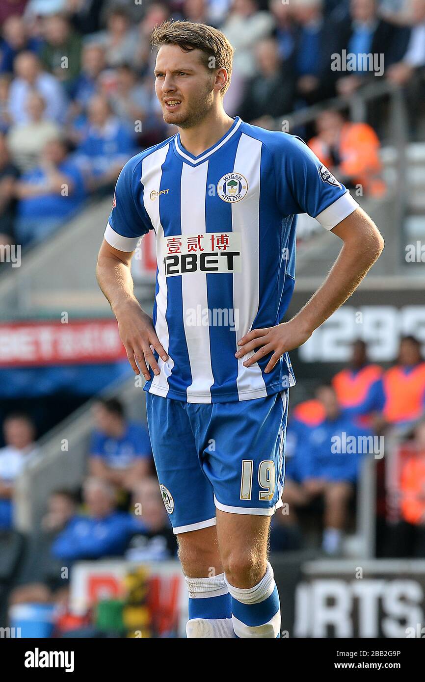 Nick Powell, Wigan Athletic Stock Photo - Alamy