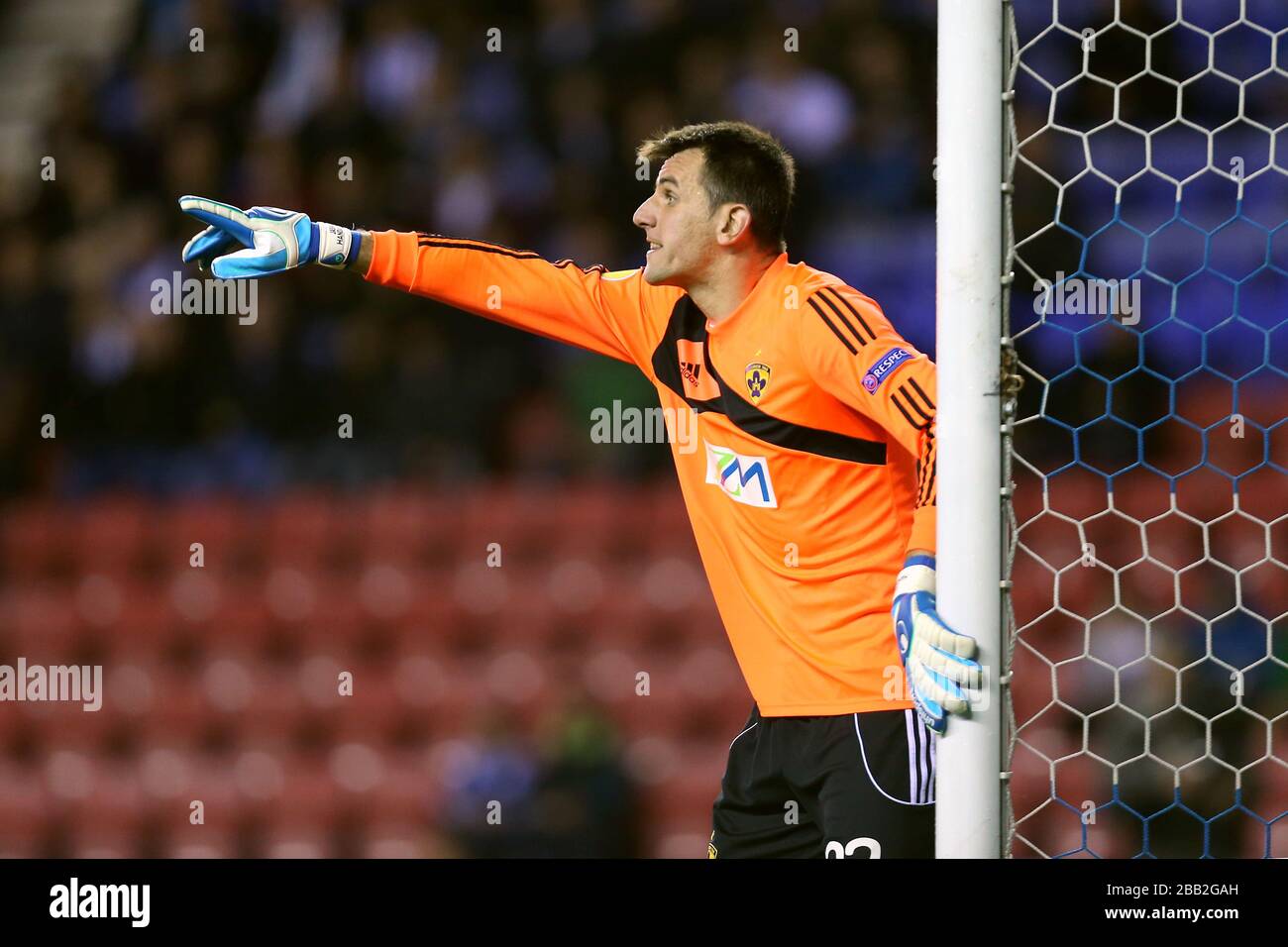 Maribor goalkeeper Jasmin Handanovic Stock Photo - Alamy