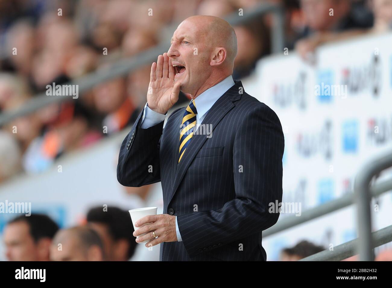 Ian Holloway, Blackpool manager Stock Photo - Alamy
