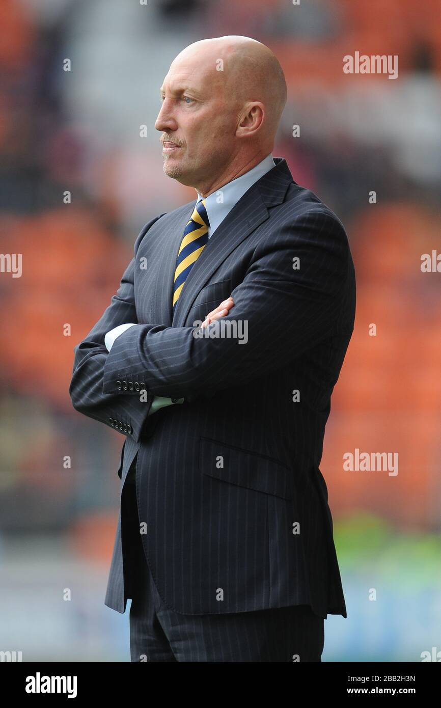Ian Holloway, Blackpool manager Stock Photo - Alamy
