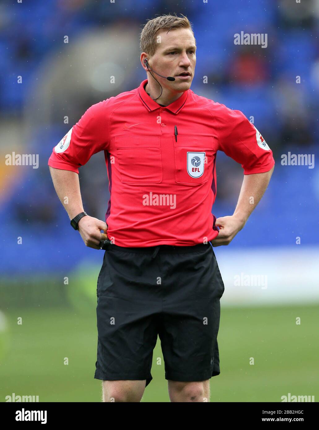 Referee John Busby Stock Photo - Alamy