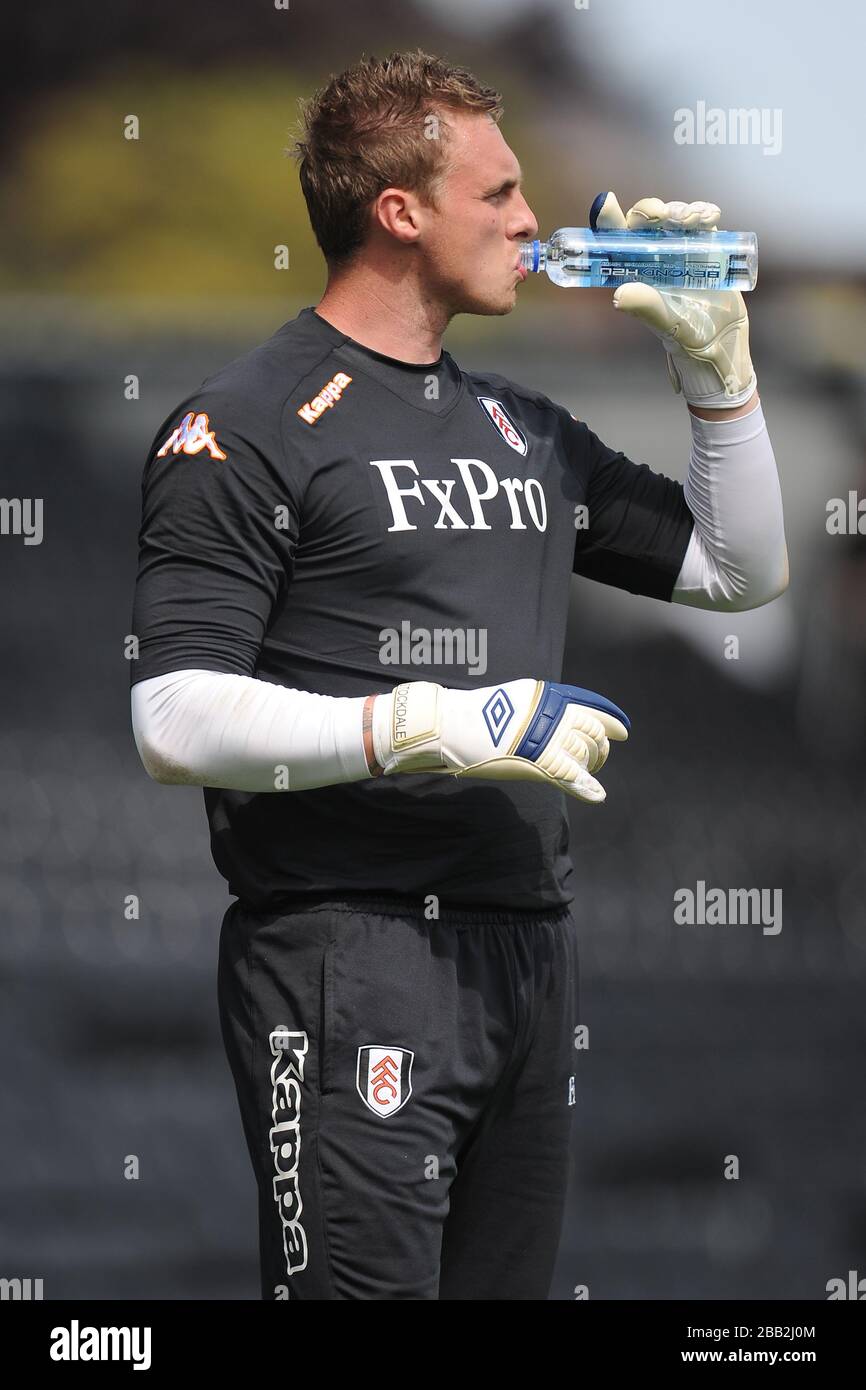 David Stockdale, Fulham goalkeeper Stock Photo - Alamy
