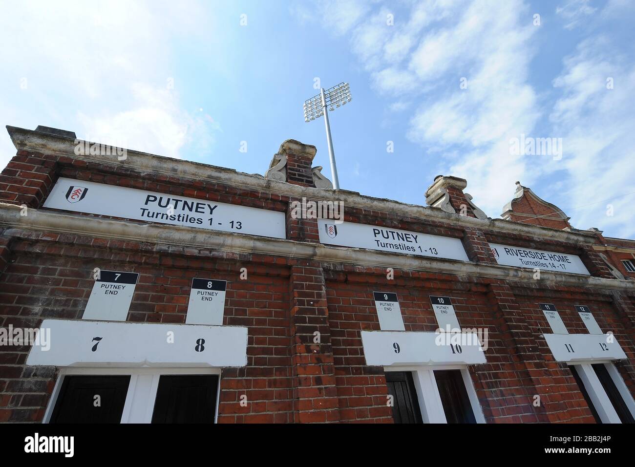 General view of Craven Cottage, home of Fulham Stock Photo - Alamy