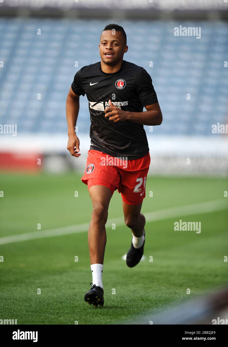 Charlton athletics jordan cousins during training hi-res stock ...