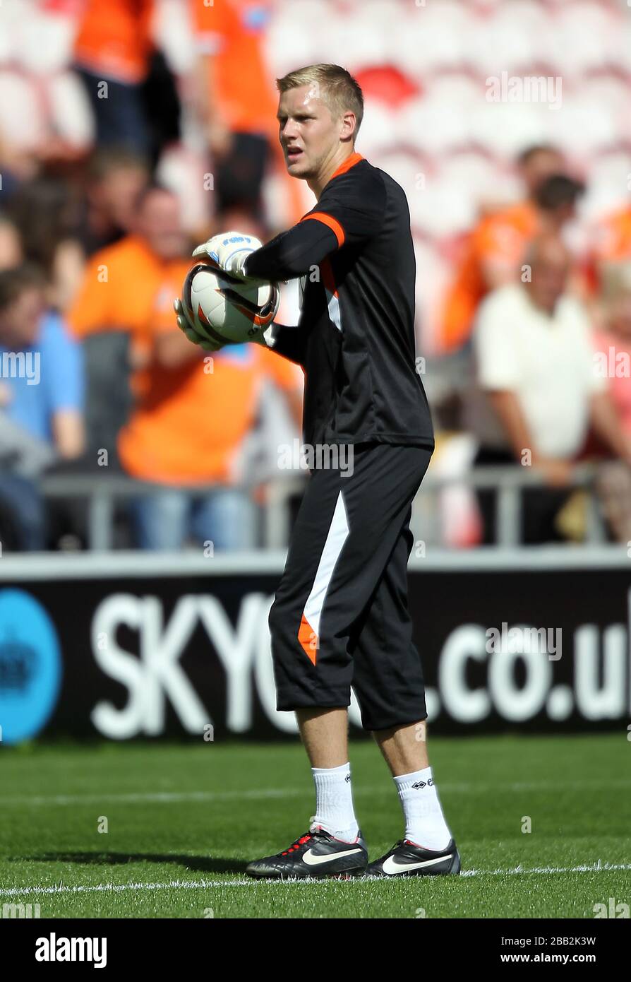 Mark Halstead, Blackpool goalkeeper Stock Photo - Alamy