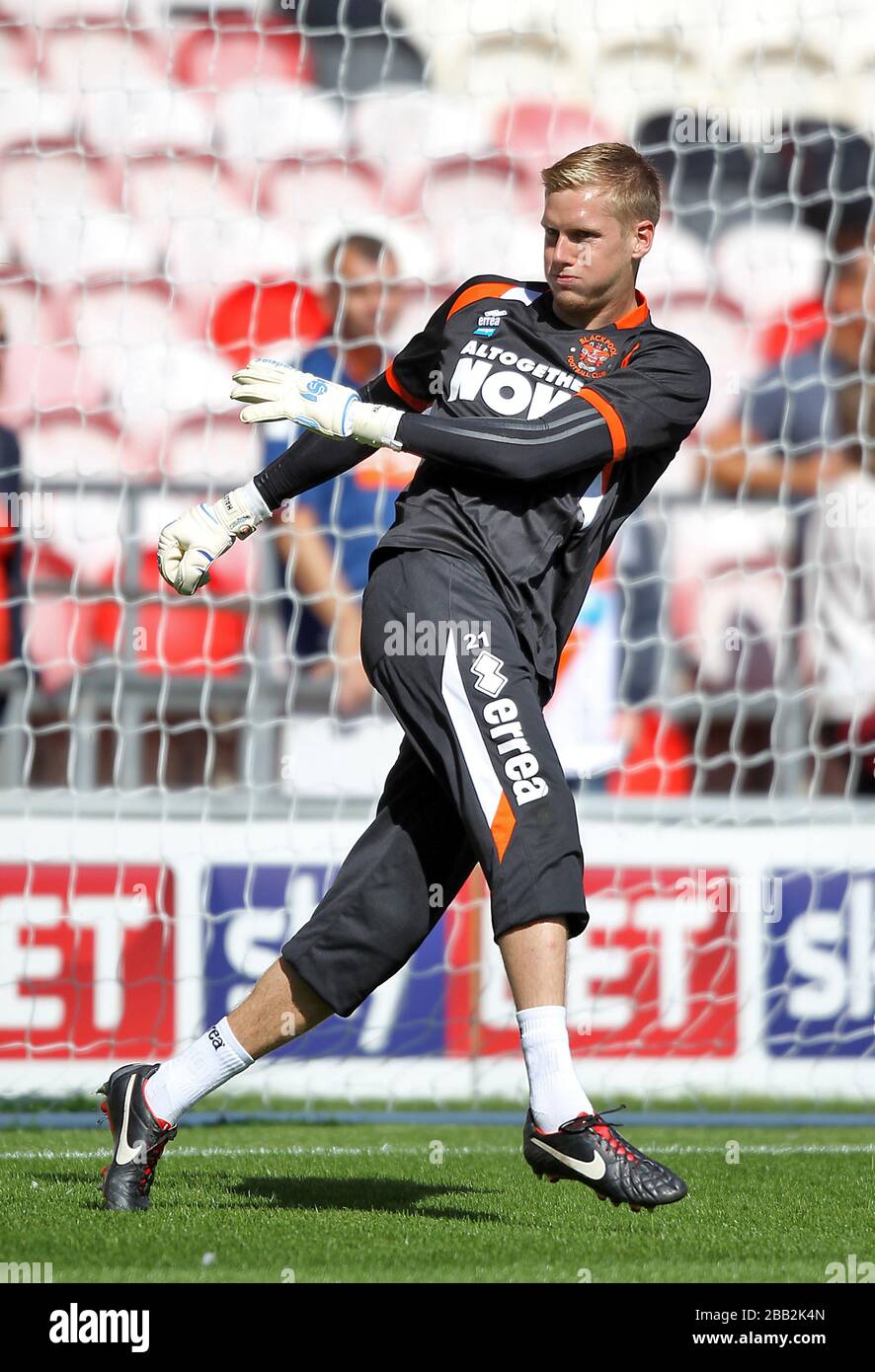 Mark Halstead, Blackpool goalkeeper Stock Photo - Alamy