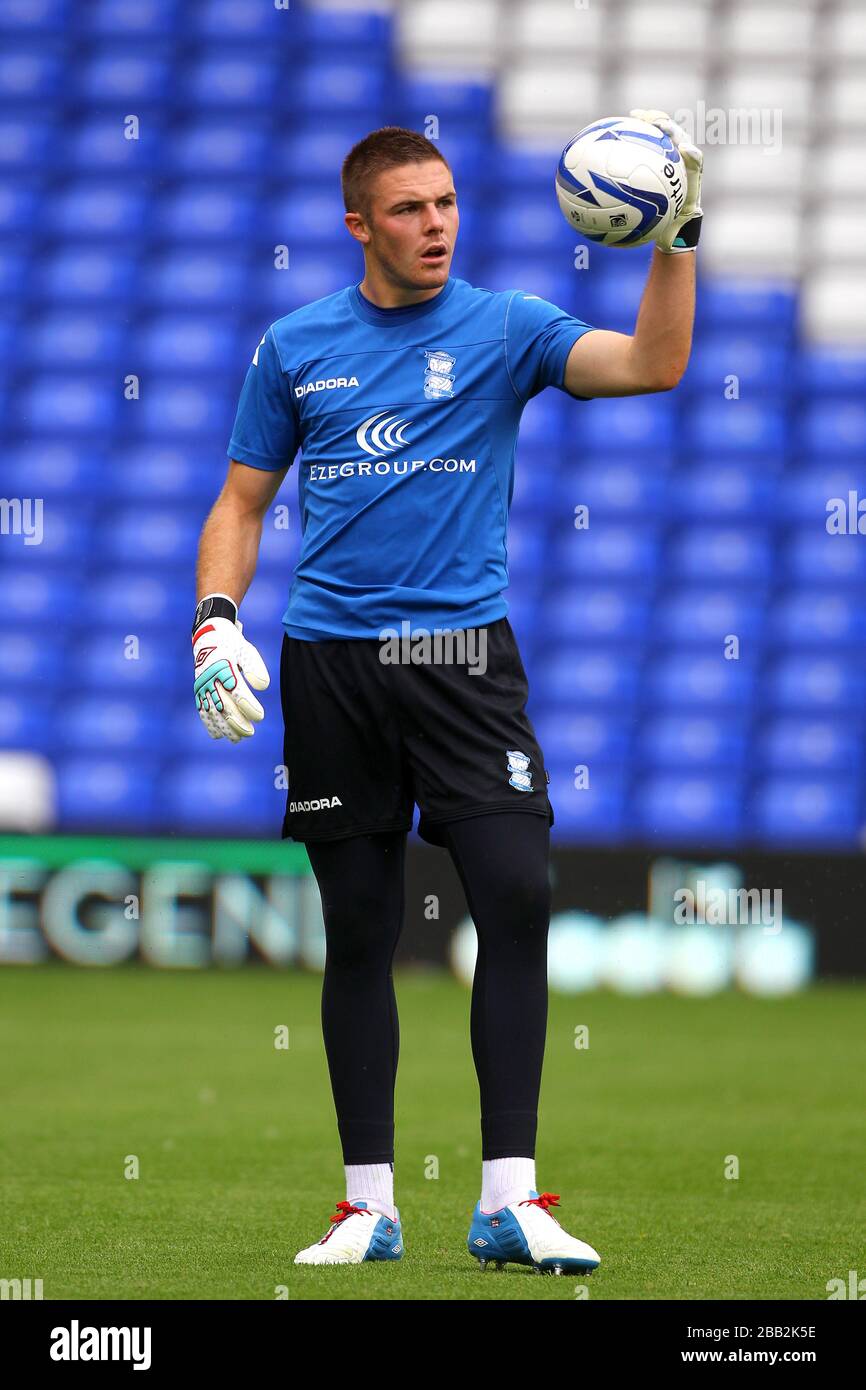 Jack Butland, Birmingham City goalkeeper Stock Photo - Alamy