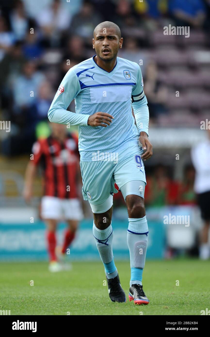Leon Clarke, Coventry City Stock Photo - Alamy
