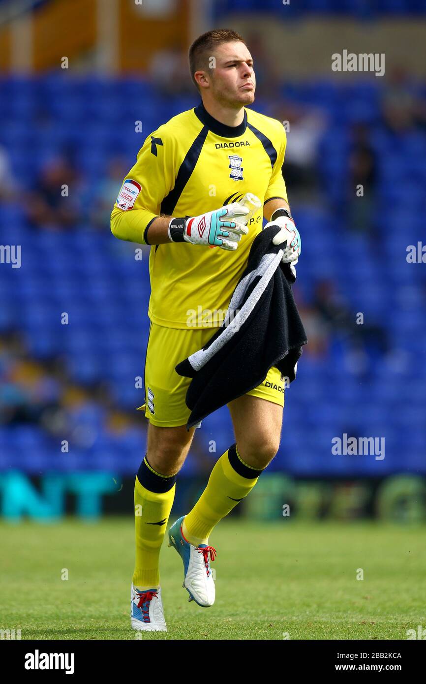 Jack Butland, Birmingham City goalkeeper Stock Photo - Alamy