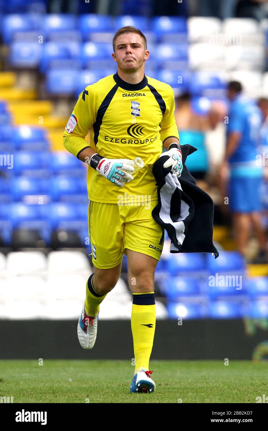 Jack Butland, Birmingham City goalkeeper Stock Photo - Alamy