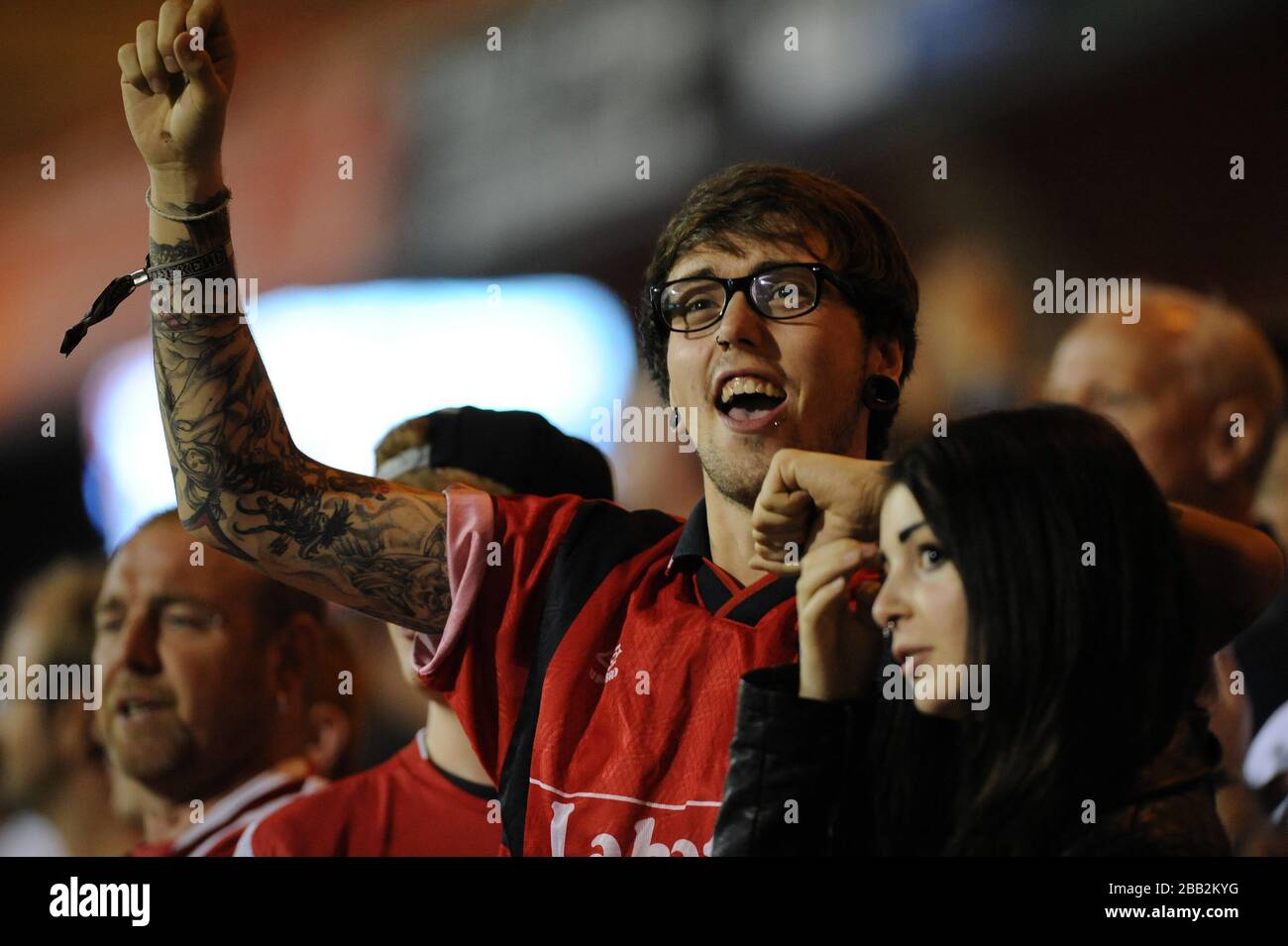 Nottingham forest supporter hi-res stock photography and images - Alamy