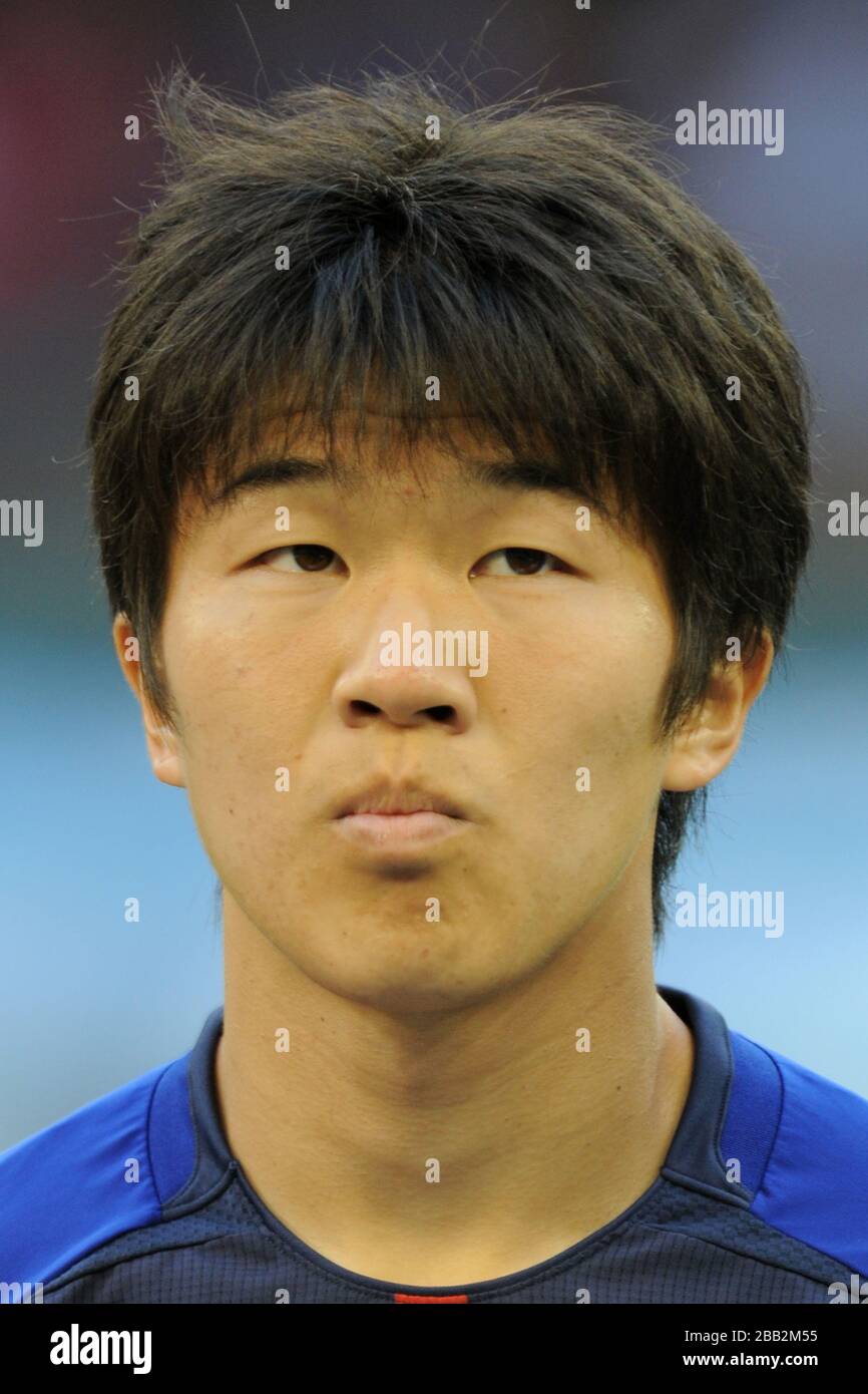 Japan's Kensuke Nagai during the men's football Bronze medal match ...