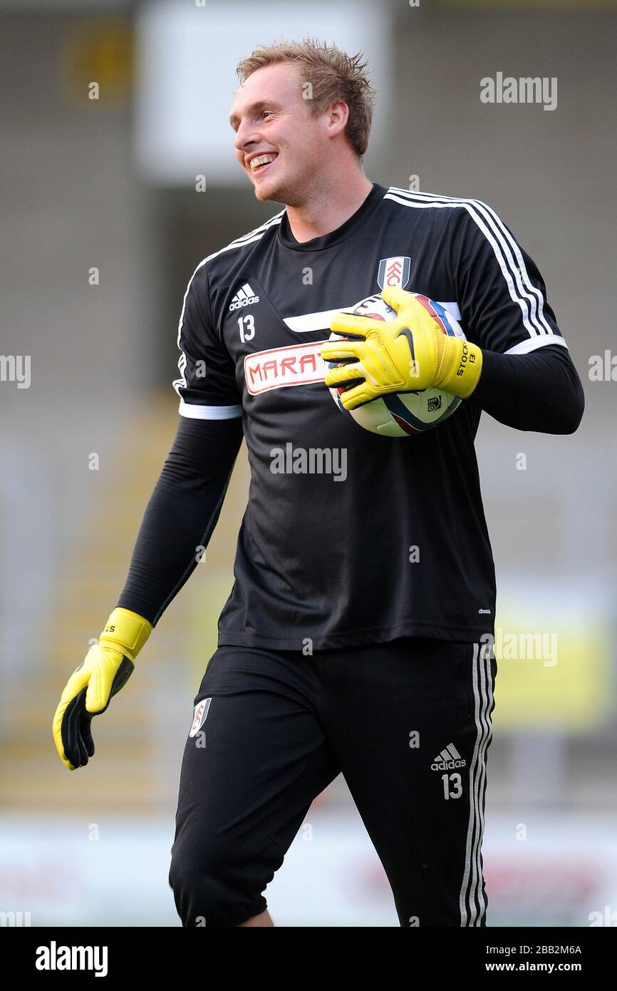 David Stockdale, Fulham goalkeeper Stock Photo - Alamy