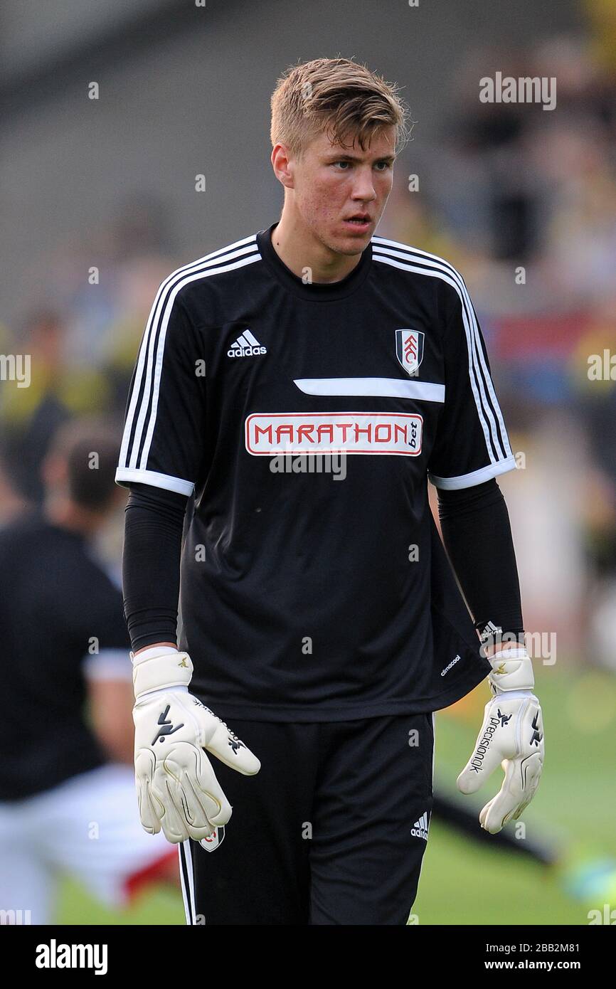Jesse Joronen, Fulham goalkeeper Stock Photo - Alamy