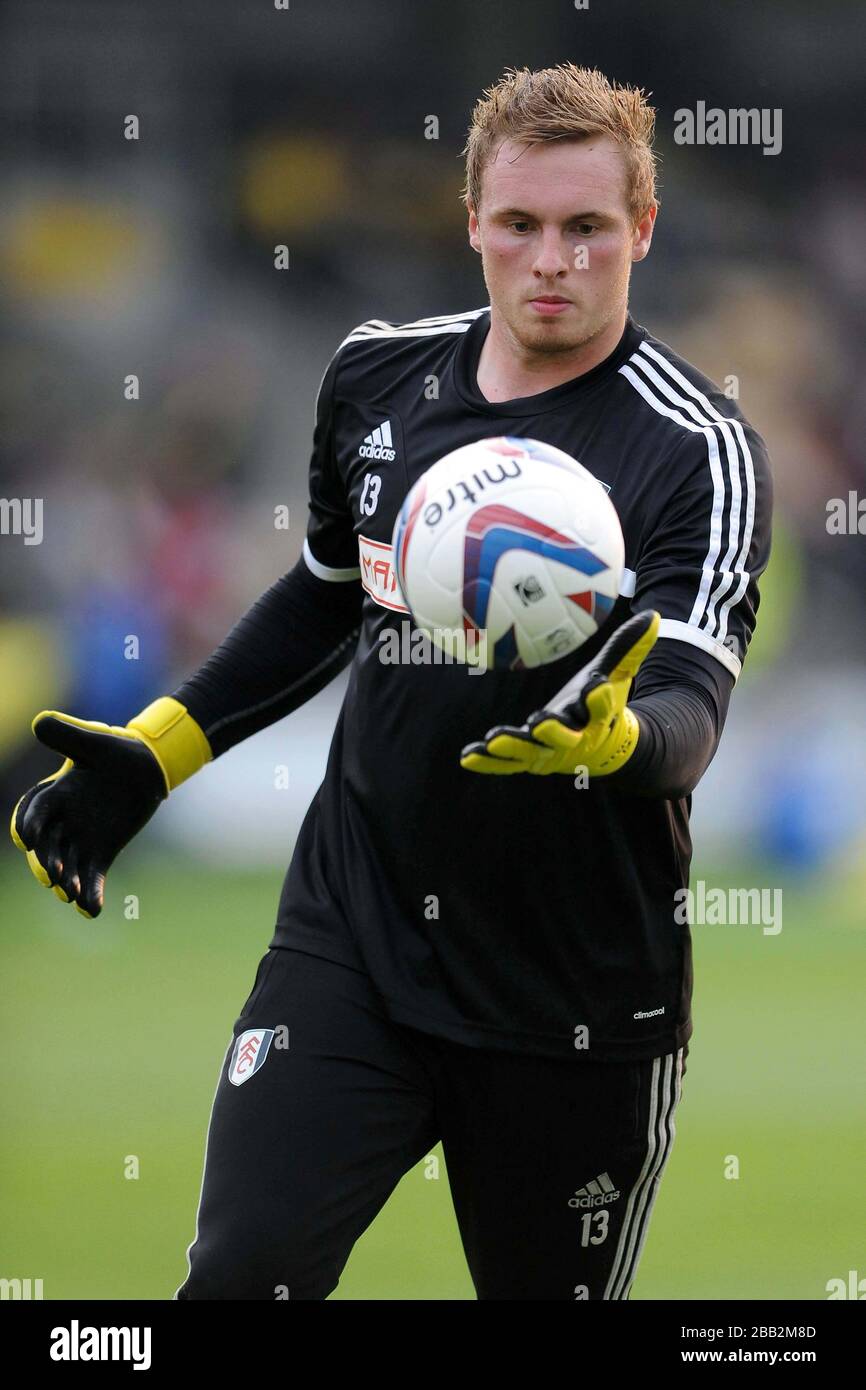 David Stockdale, Fulham goalkeeper Stock Photo - Alamy