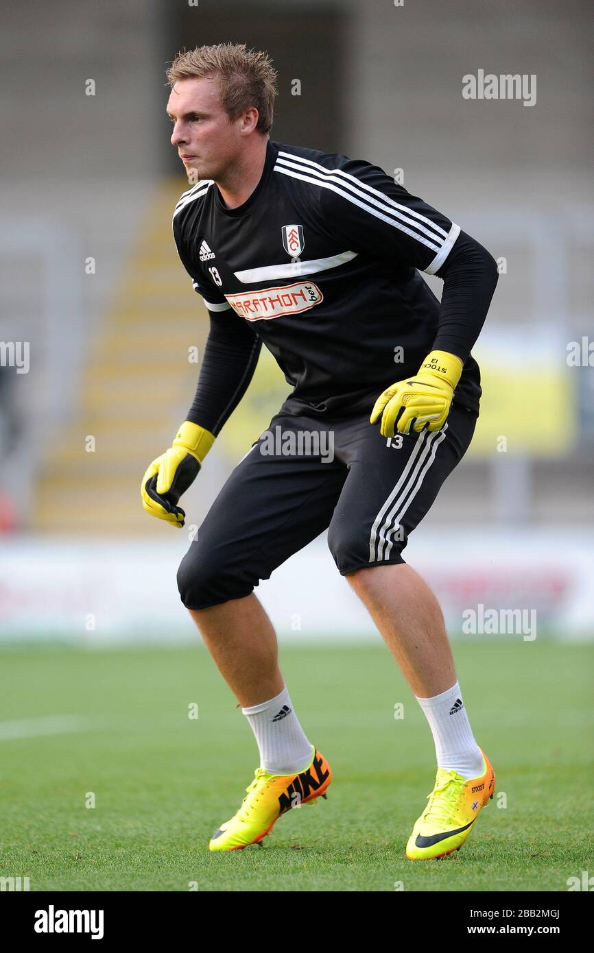 David Stockdale, Fulham goalkeeper Stock Photo - Alamy