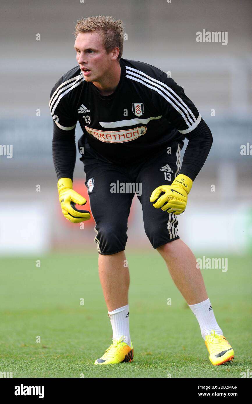 David Stockdale, Fulham goalkeeper Stock Photo - Alamy
