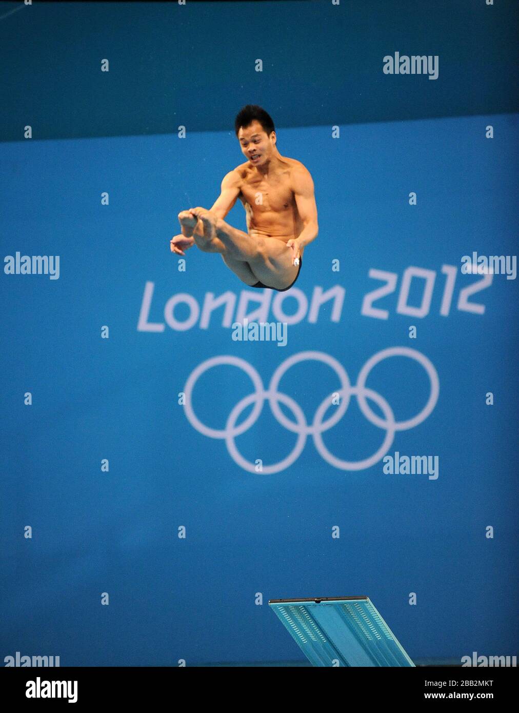 China's He Chong in action during the Men's 3m Springboard Semi Final ...