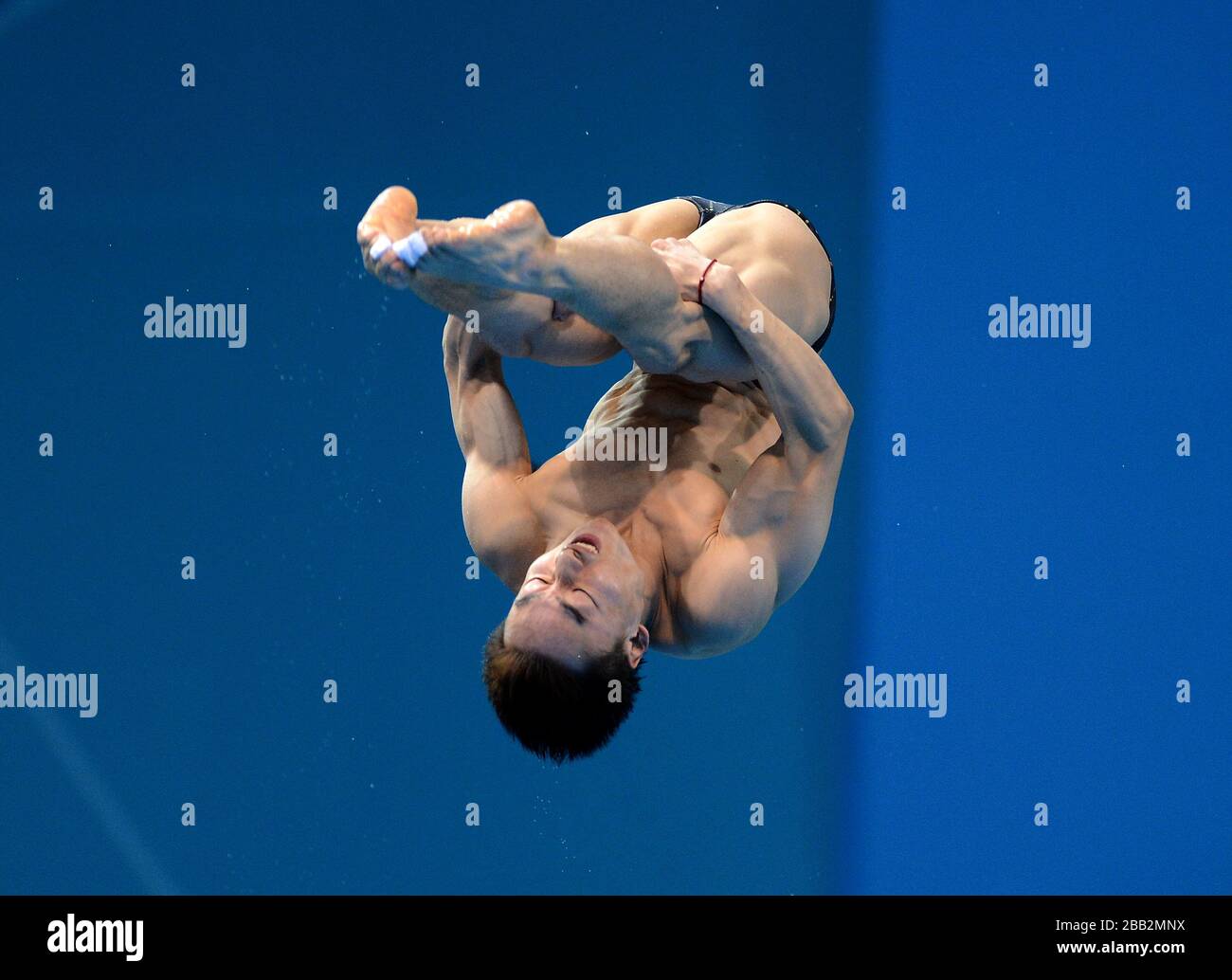 Chin'as Qin Kai in action during the Men's 3m Springboard Semi Final ...