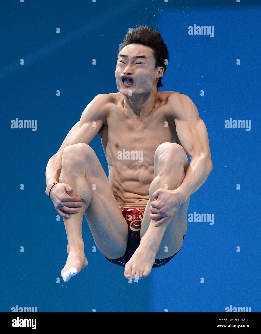 China's Qin Kai in action during the Men's 3m Springboard Semi Final ...