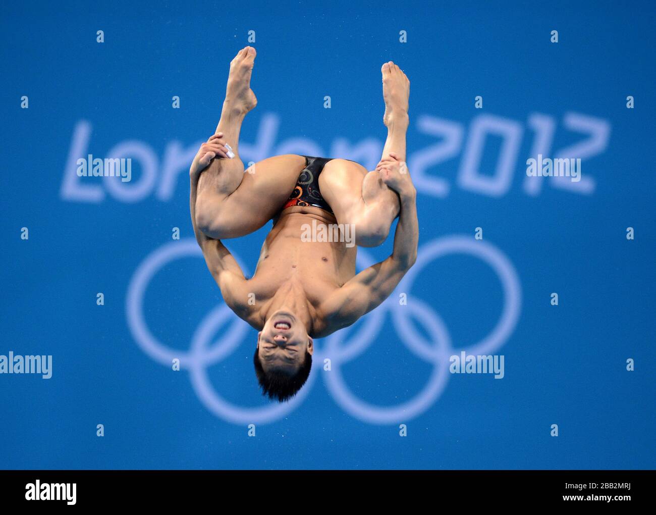 China's He Chong in action during the Men's 3m Springboard Semi Final ...