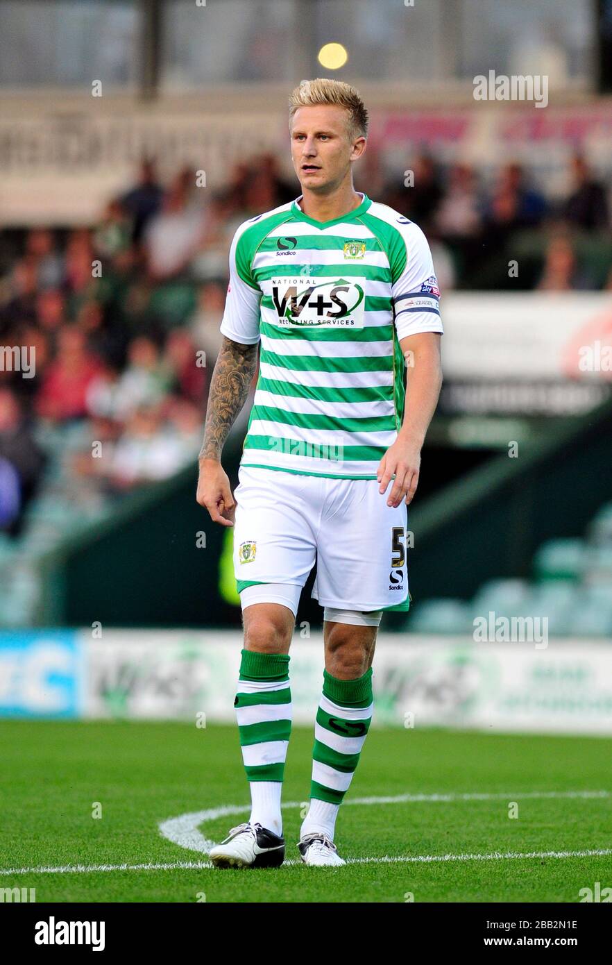 Byron Webster, Yeovil Town Stock Photo - Alamy