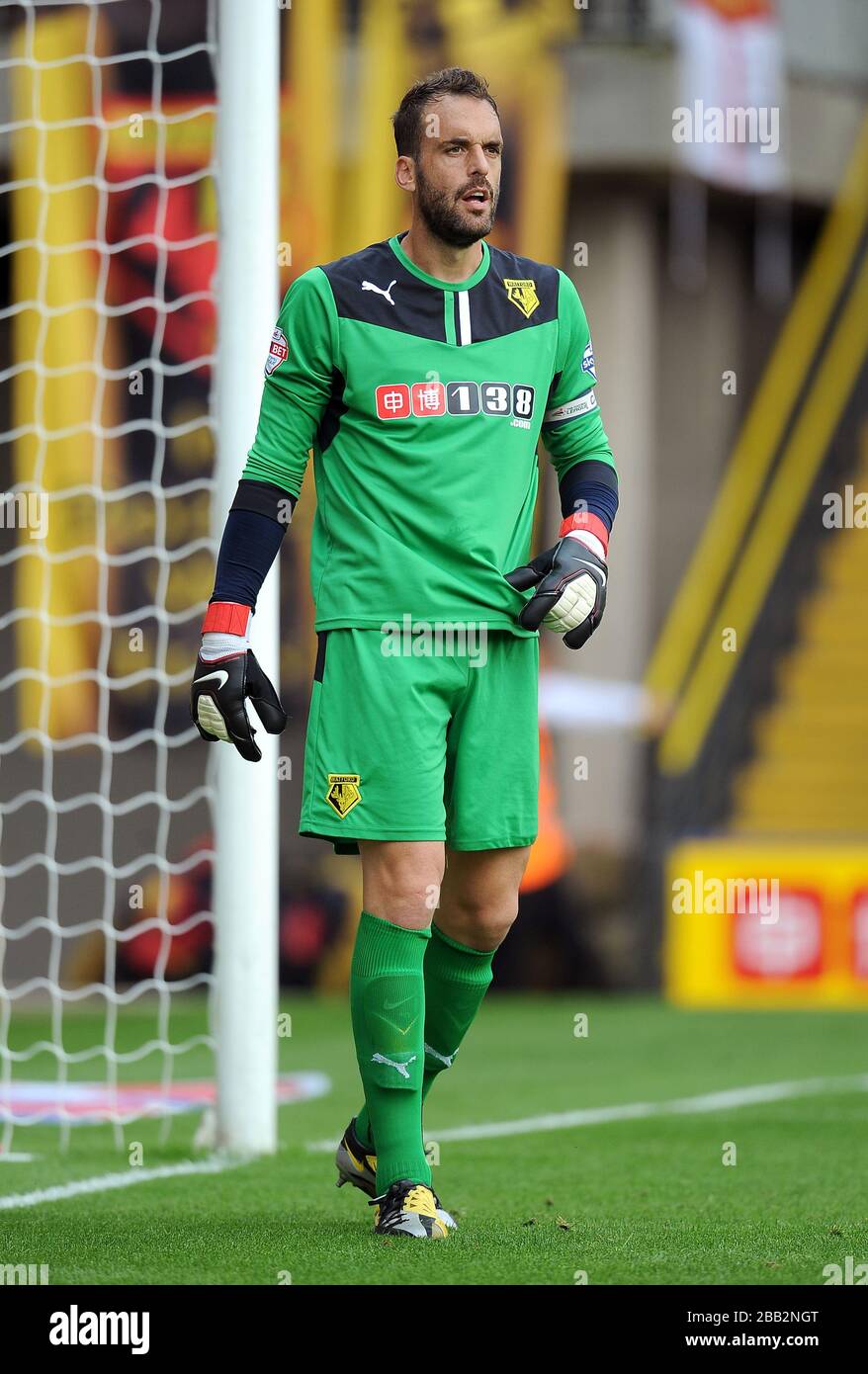 Manuel Almunia, Watford goalkeeper Stock Photo - Alamy