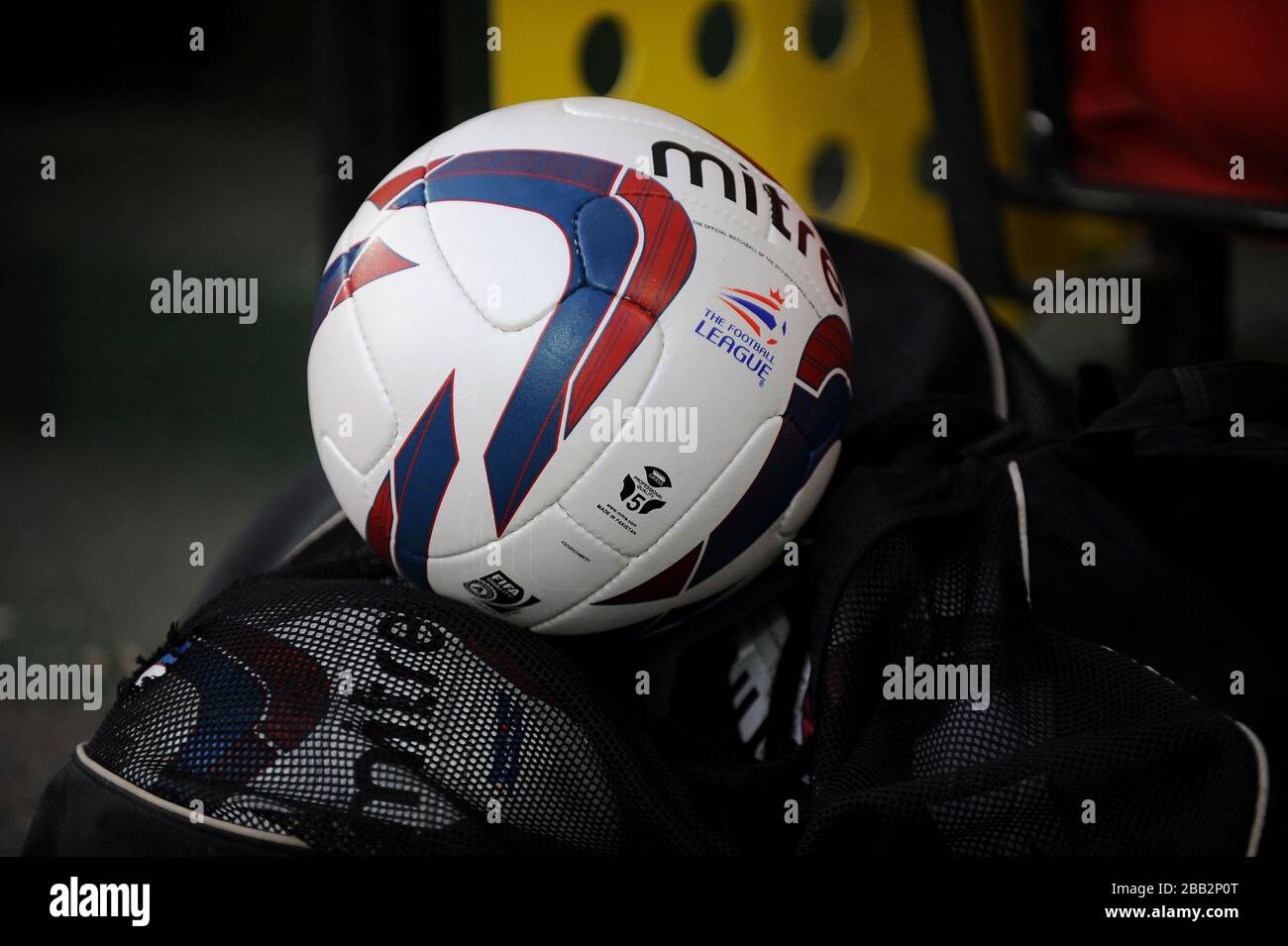 General view of a mitre football Stock Photo - Alamy