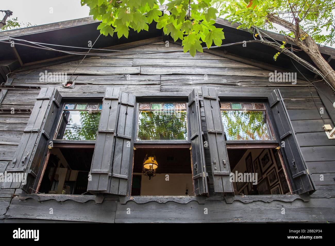 Eyup coffee Kitchen Pierre Loti Cafe Bar Istanbul Turkey Stock Photo ...
