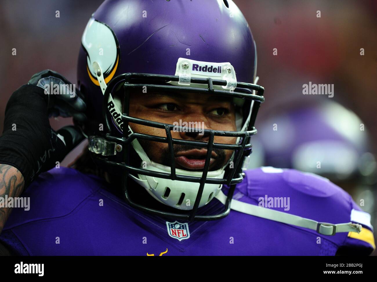 Minnesota Vikings' Phil Loadholt Stock Photo - Alamy