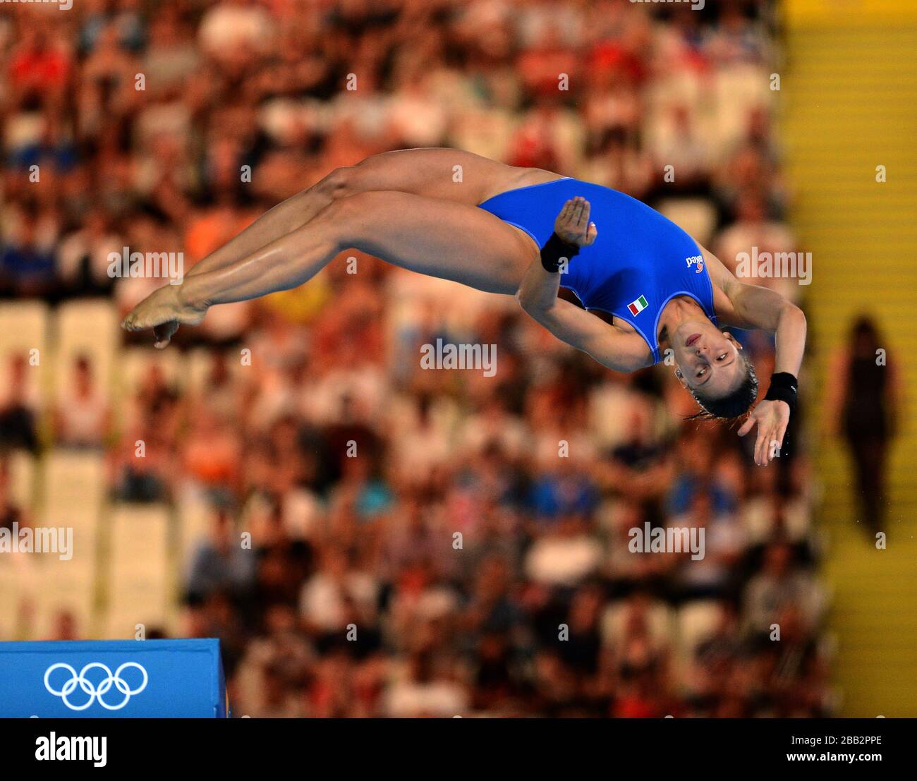 Italy's Noemi Batki in action during the Women's 10m Platform Semi ...