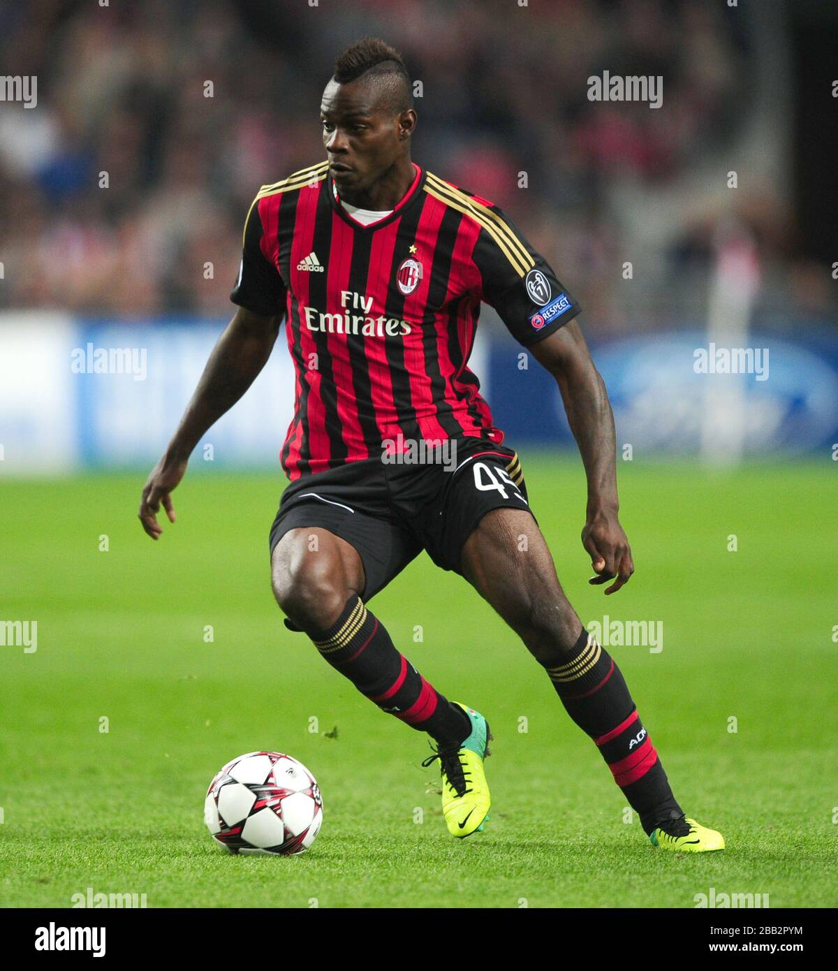 AC Milan's Mario Balotelli Stock Photo - Alamy