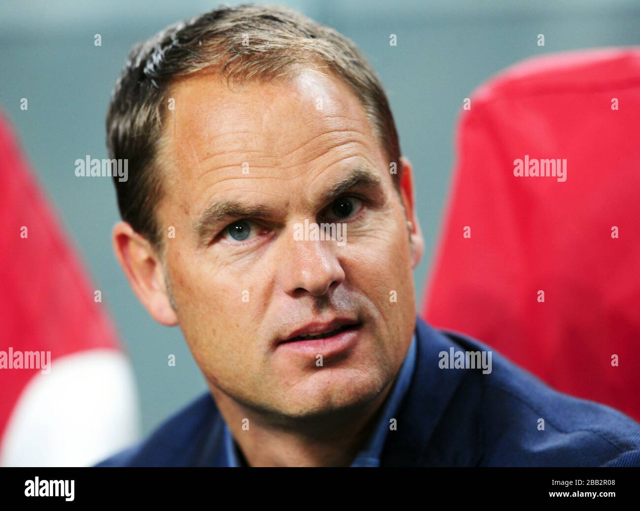 Ajax's coach Frank de Boer before the game Stock Photo - Alamy