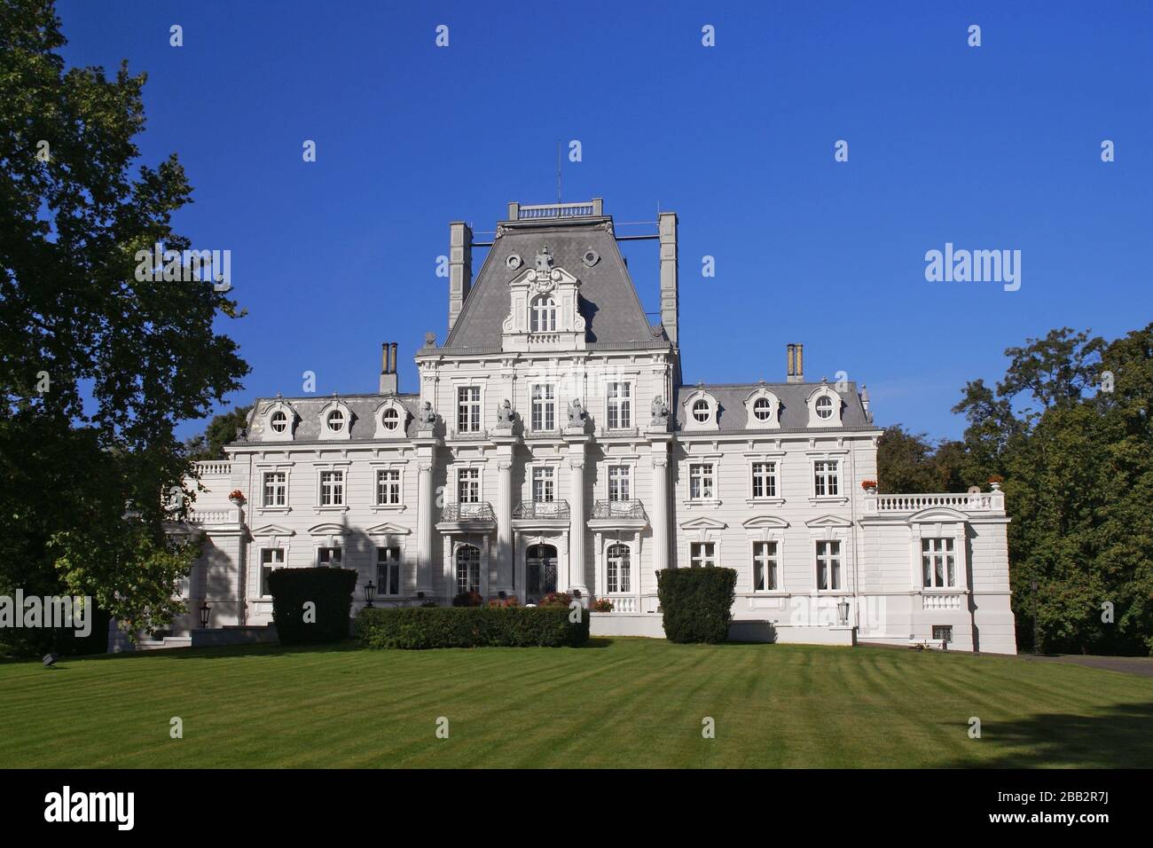 Neo-renaissance Palace in Zakrzewo, Greater Poland Voivodeship, Poland ...