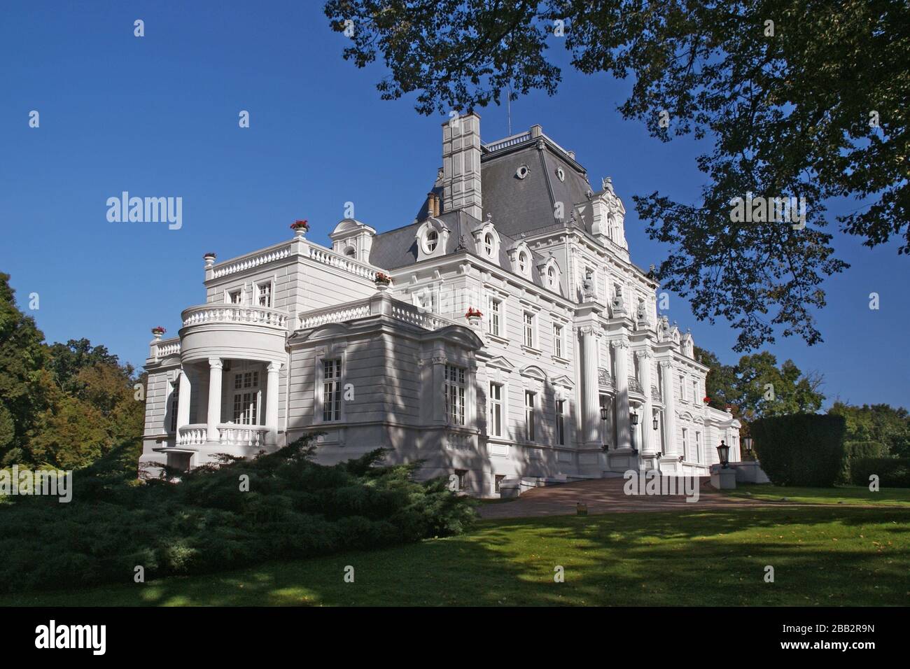 Neo-renaissance Palace in Zakrzewo, Greater Poland Voivodeship, Poland ...