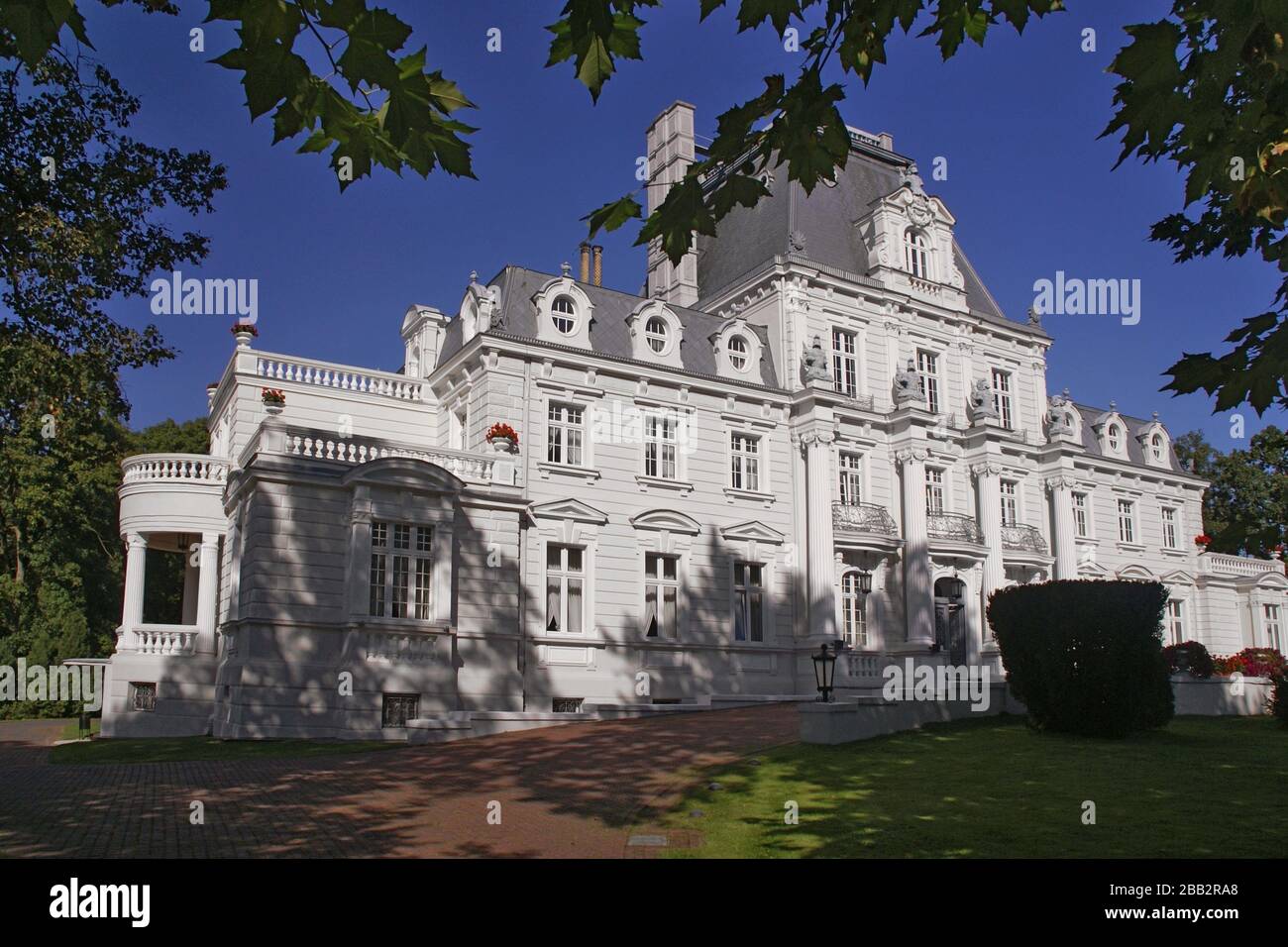Neo-renaissance Palace in Zakrzewo, Greater Poland Voivodeship, Poland ...