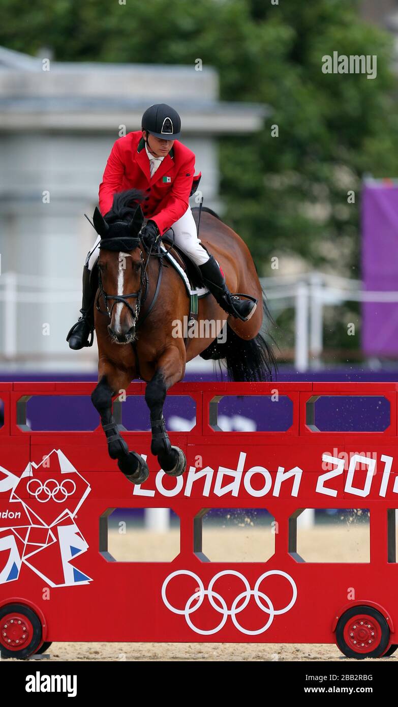 Mexico's Alberto Michan riding Rosalia La Silla in the Jumping ...