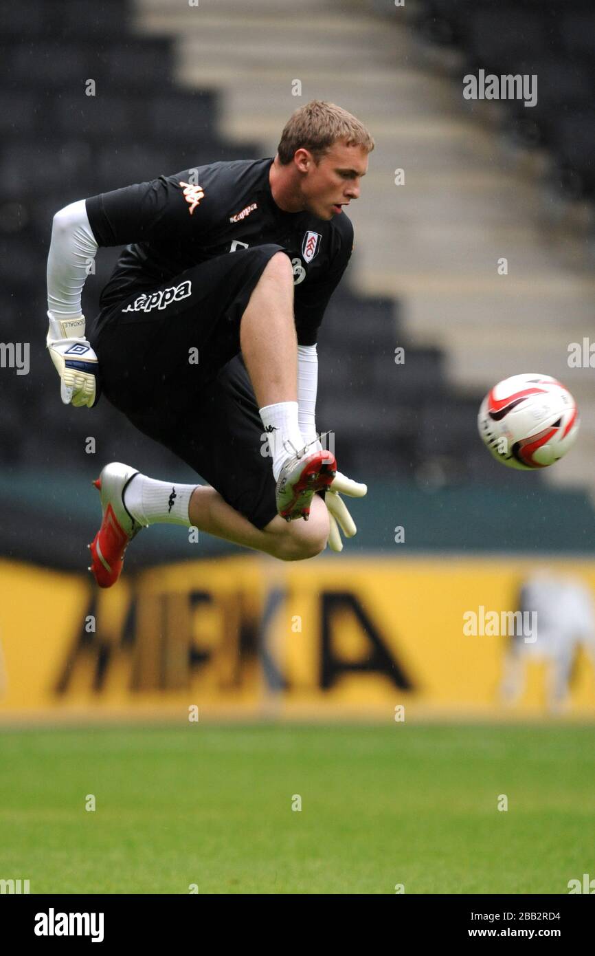 David Stockdale, Fulham goalkeeper Stock Photo - Alamy