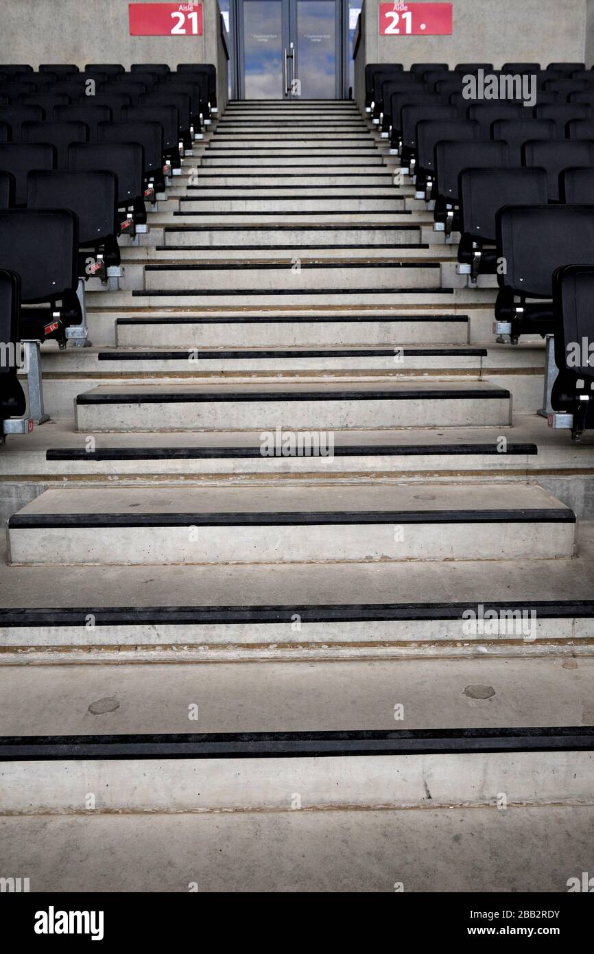 General view stairways inside the stadium:mk Stock Photo - Alamy