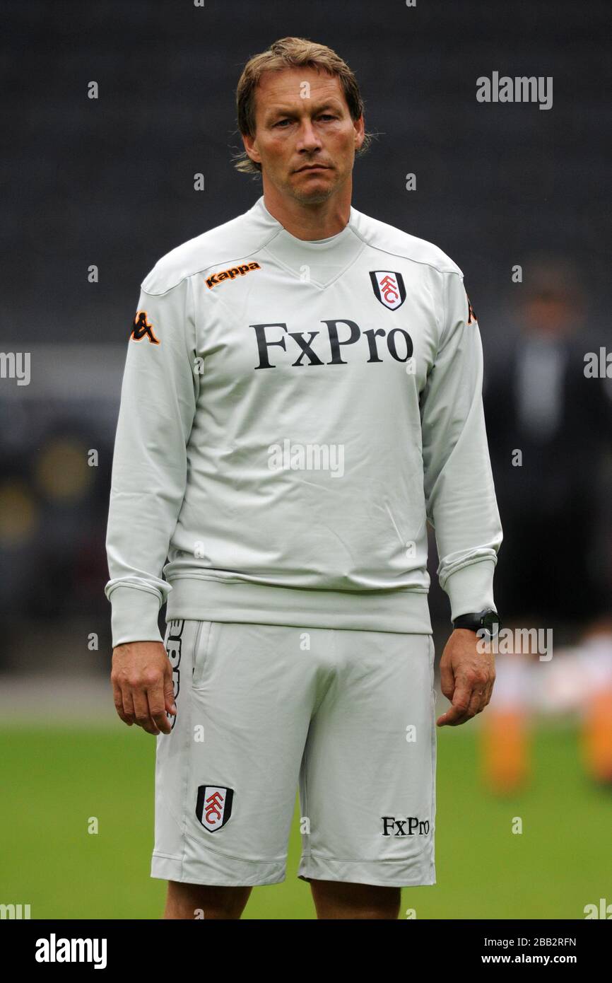 Fulham head coach Michael Lindeman Stock Photo - Alamy