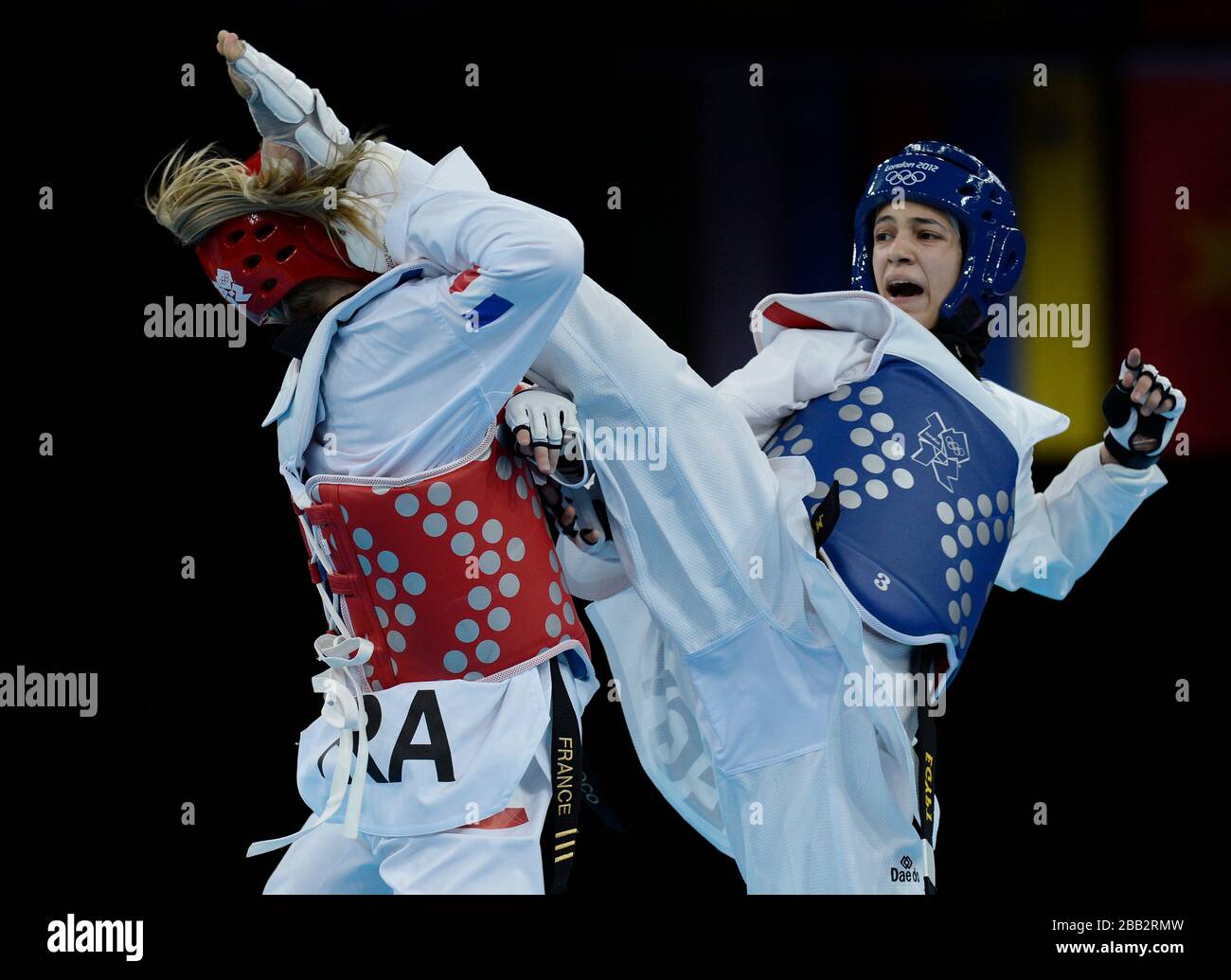 Egypt's Hedaya Wahba during her Women's 57kg match against France's ...