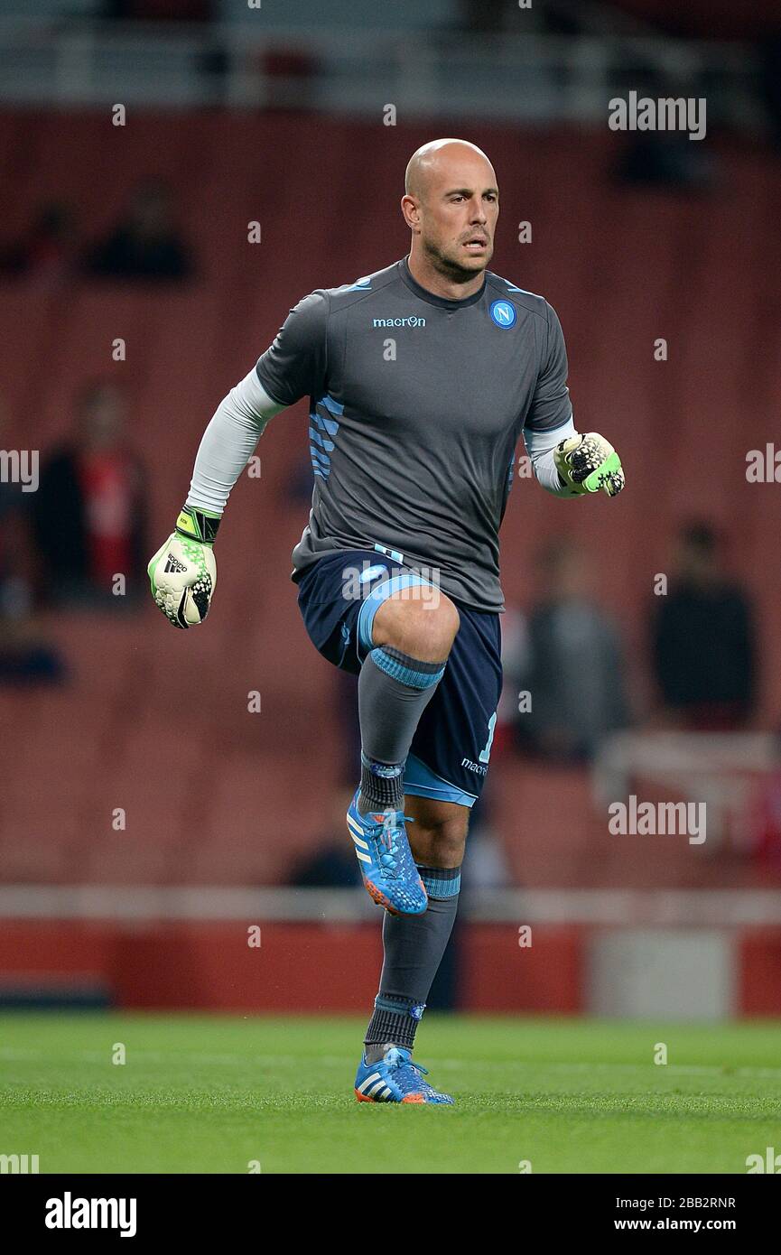 Pepe Reina, Napoli goalkeeper Stock Photo - Alamy