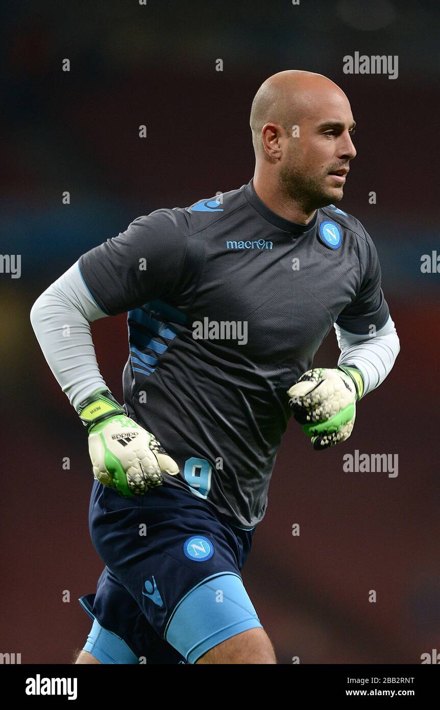 Pepe Reina, Napoli goalkeeper Stock Photo - Alamy