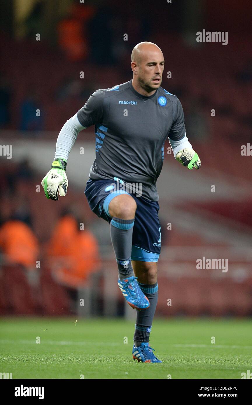 Pepe Reina, Napoli goalkeeper Stock Photo - Alamy
