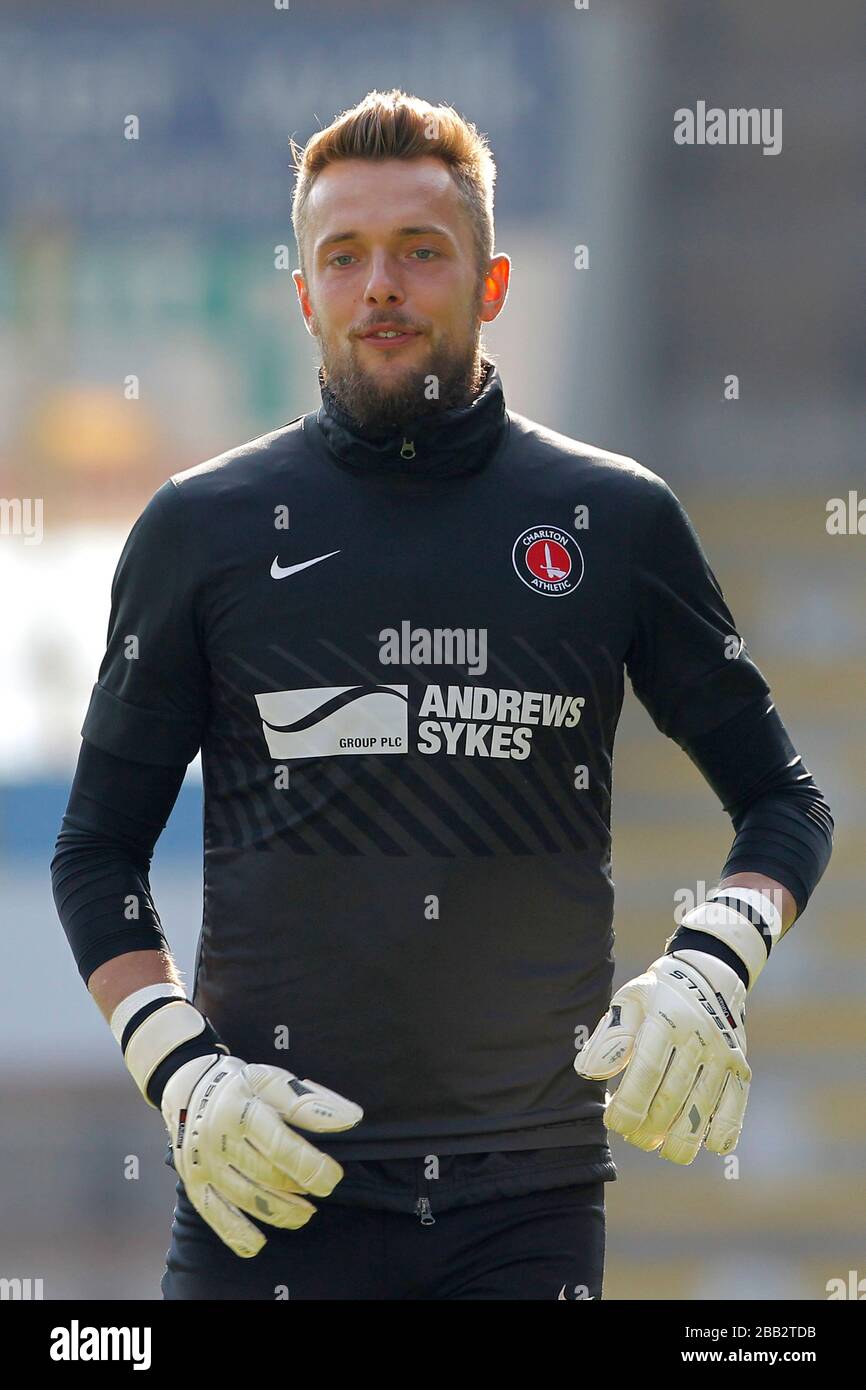 Ben Hamer, Charlton Athletic goalkeeper Stock Photo - Alamy