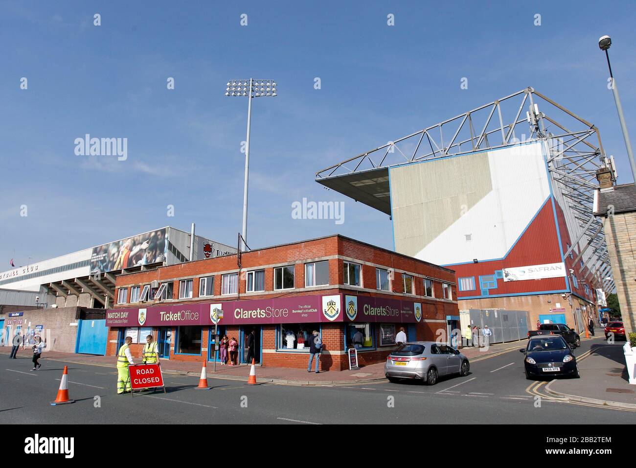 General view of Turf Moor Stock Photo - Alamy