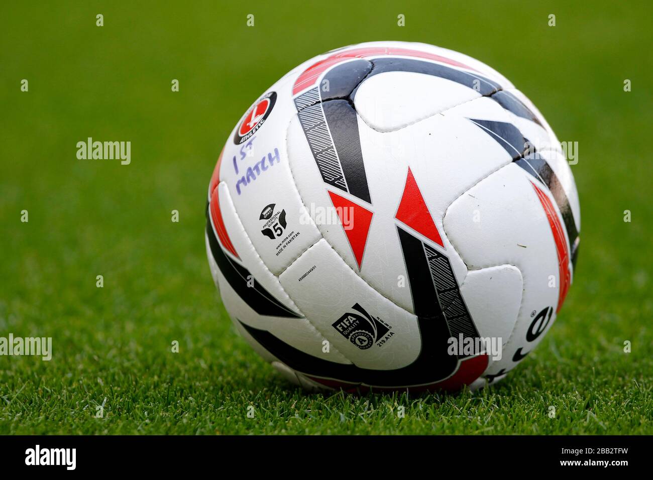 A view of the official Skybet Championship match ball Stock Photo - Alamy
