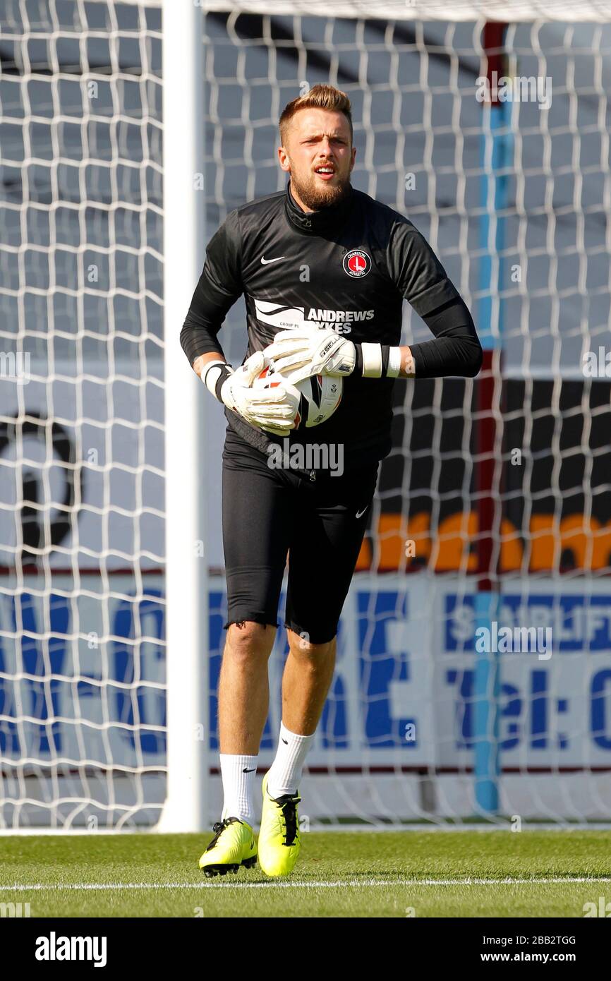 Ben Hamer, Charlton Athletic goalkeeper Stock Photo - Alamy