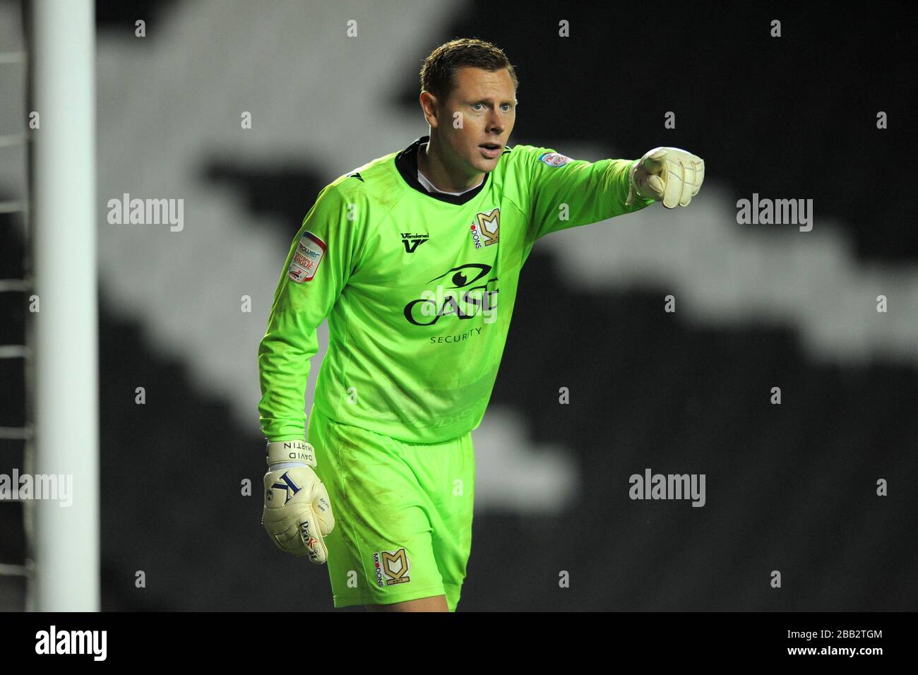 David Martin, Milton Keynes Dons goalkeeper Stock Photo - Alamy